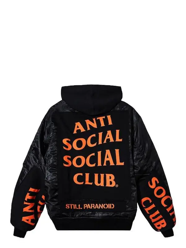 ANTI SOCIAL SOCIAL CLUB Undftd Bomberin - Black/orange