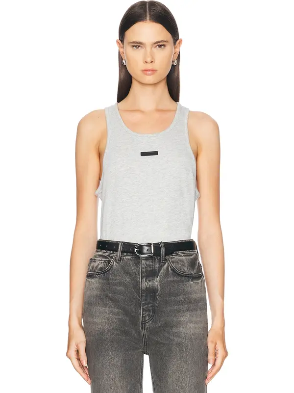 Fear Of God Tank Top - Light Heather Gray