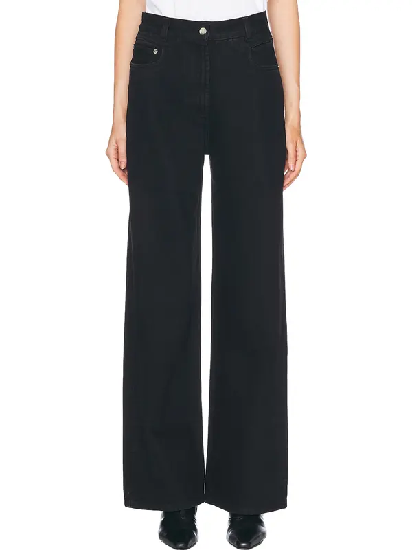 Beaufille Elipse Wide Leg Jeans - Black
