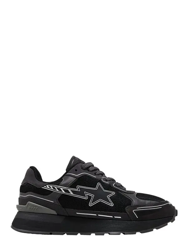 BAPE Cross Sta Sneakers - Black