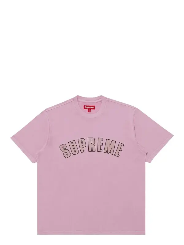 Supreme Cracked Arc Short-sleeve Top - Pink