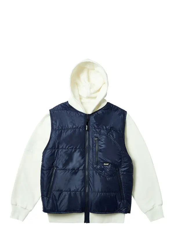 PALACE Reversible Vest Hoodie - White