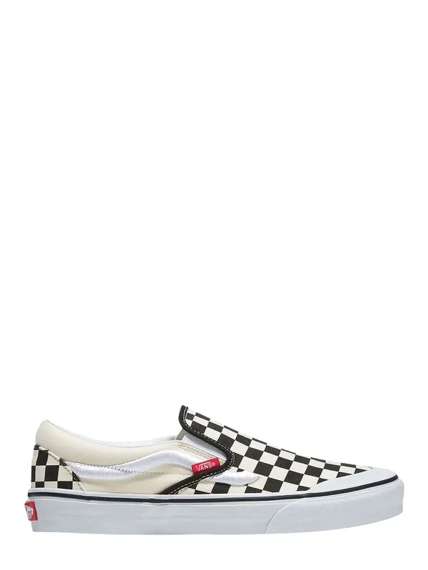 VANS Classic Slip-on 138 Sidestripe Checkerboard - Black