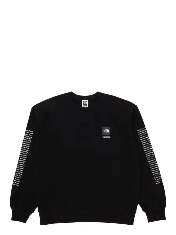 Supreme X The North Face Crewneck - Black
