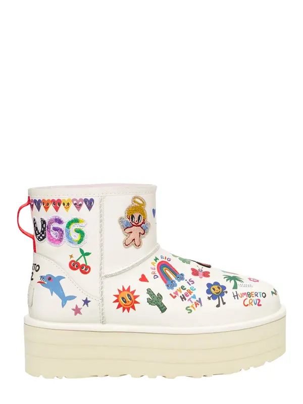 UGG Classic Platform Boots - White