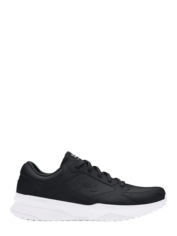 Under Armour Charged Edge Leather Sneakers - Black