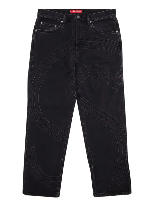 Supreme Logo Jeans For Men | Editorialist