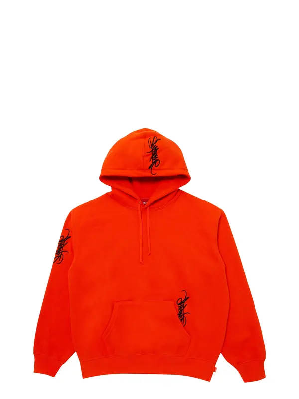 Supreme Tag Hooded Sweatshirt - Orange