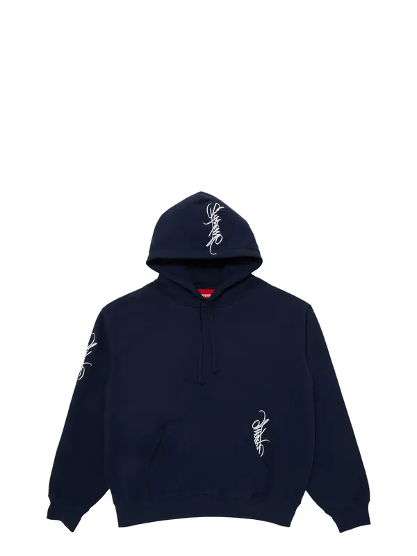 Supreme Tag Hooded Sweatshirt - Blue