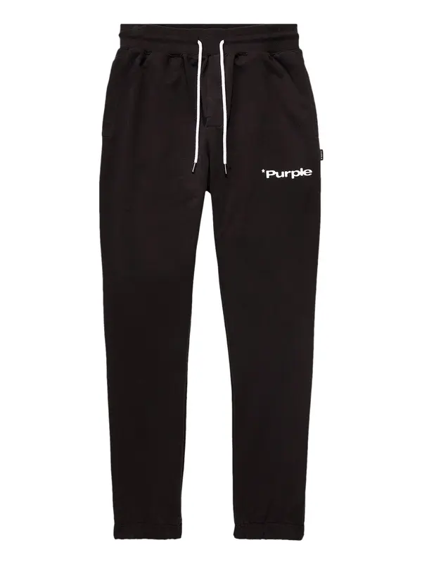 PURPLE BRAND French Terry Sweatpant - Black