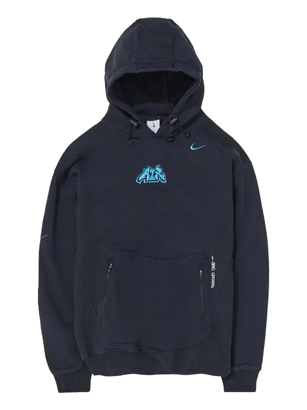 JORDAN X Off-white Fleece Hoodie - Black