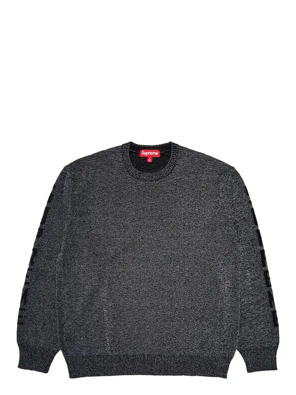 Supreme Reflective Sweater - Black