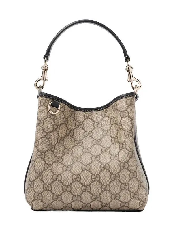 Gucci Gg Emblem Mini Tote - Neutrals