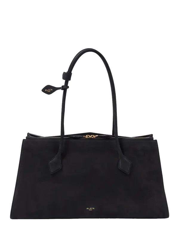 Alaïa Le Teckel Leather Tote Bag - Black