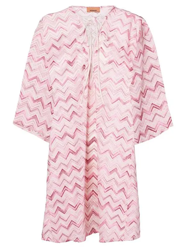 Missoni Chevron Lamé Kaftan - Multicoloured