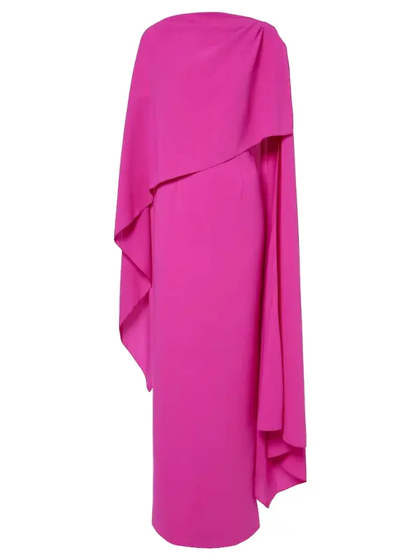 ROKSANDA Demetria Caped Gown - Pink