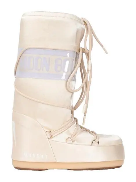 Moon Boot Gg Marmont Leather Belt With Shiny Buckle - Ivory