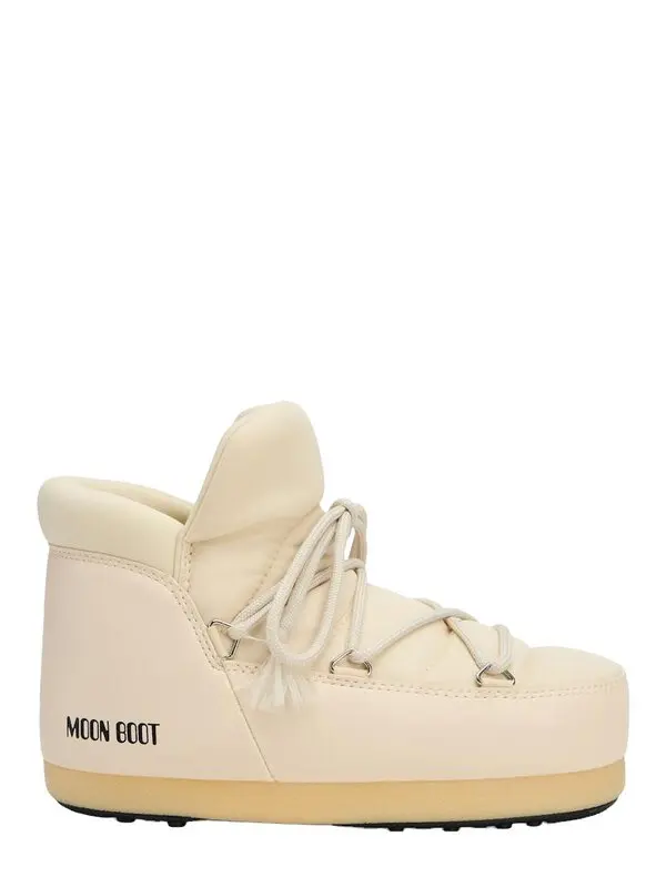 Moon Boot Icon Low Nylon Boots - Cream