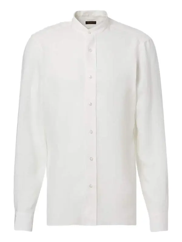 Rubinacci Linen Shirt - White