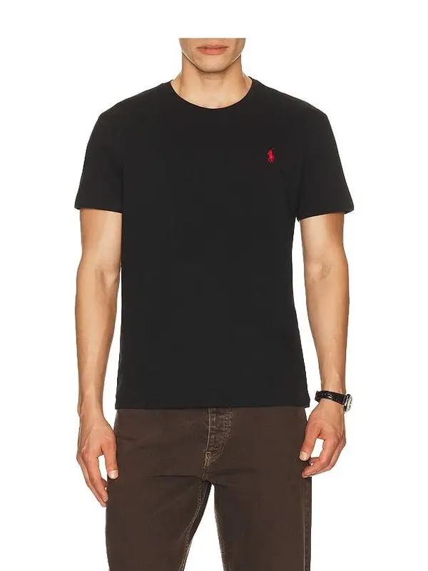 Polo Ralph Lauren Short Sleeve Crewneck T-shirt In . Also - Black
