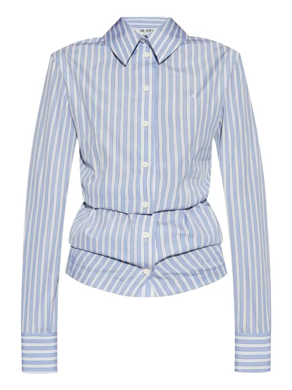 Attico Striped Shirt - Blue
