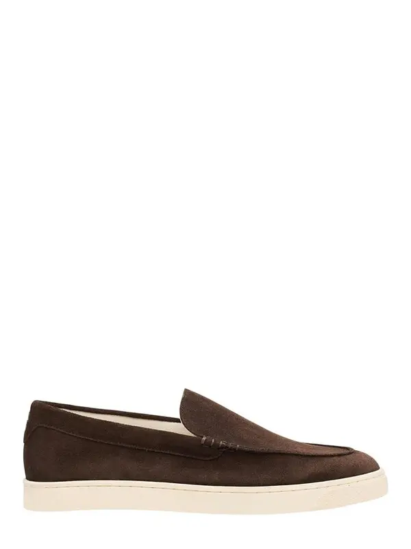 Brunello Cucinelli Hybrid Venetian Slip-ons - Dark Brown