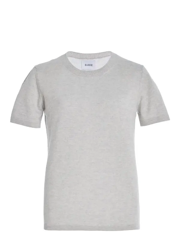 BARRIE Cashmere T-shirt - Grey