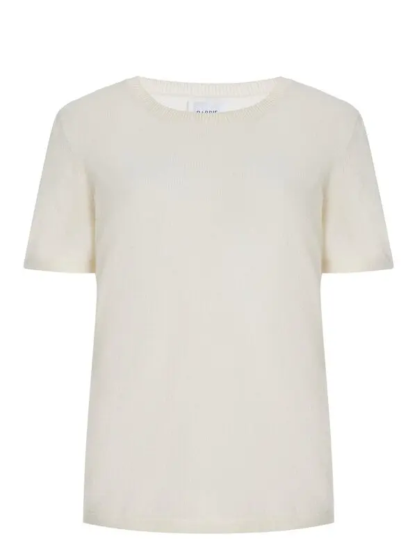 BARRIE Cashmere T-shirt - White