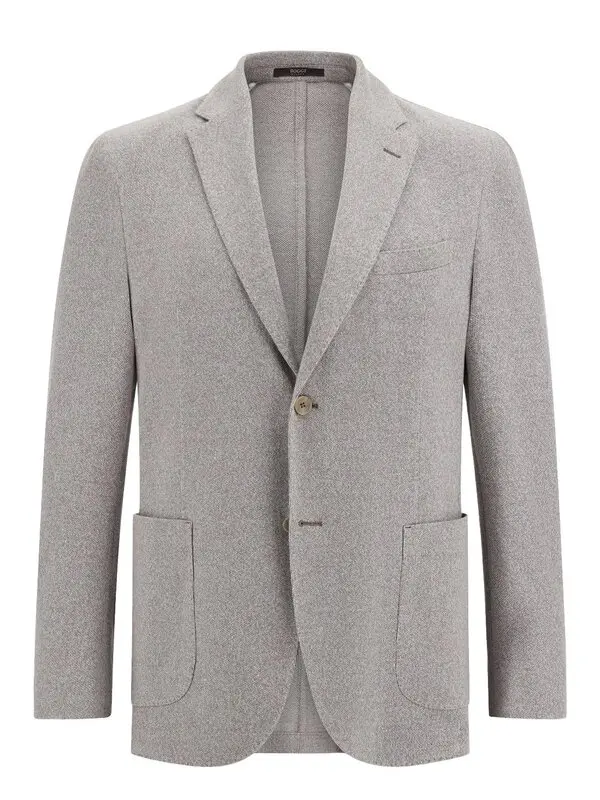 Boggi Milano B Jersey Blazer - Grey
