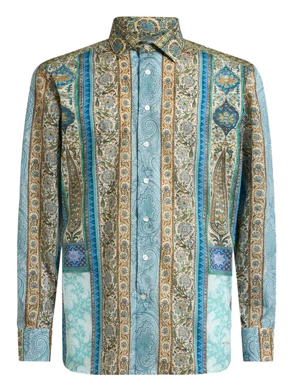 Etro Paisley-print Shirt - Green