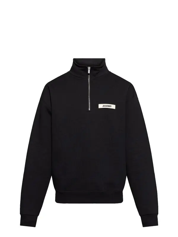 Jacquemus Gros Grain Sweatshirt - Black