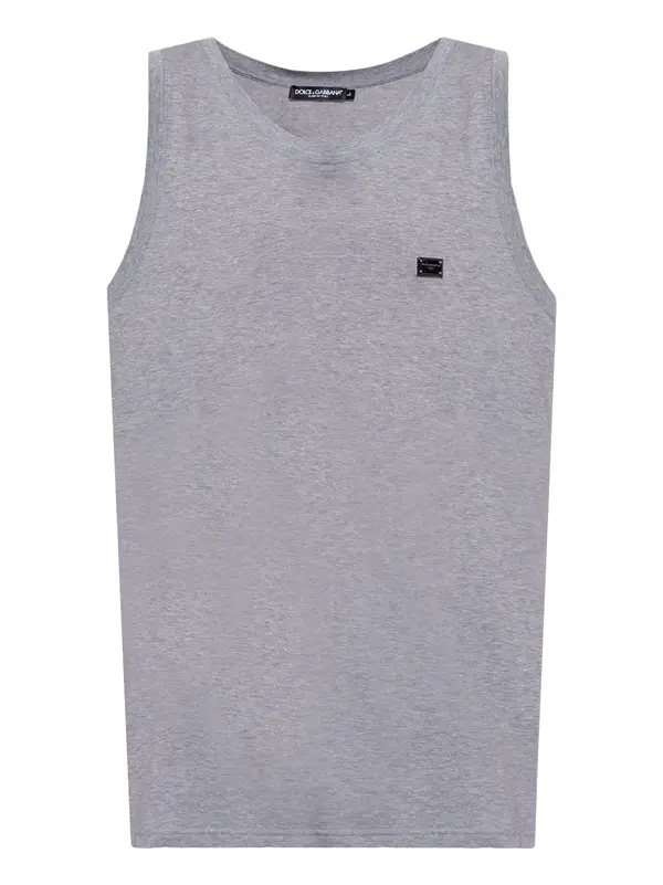 Dolce & Gabbana Sleeveless T-shirt - Grey