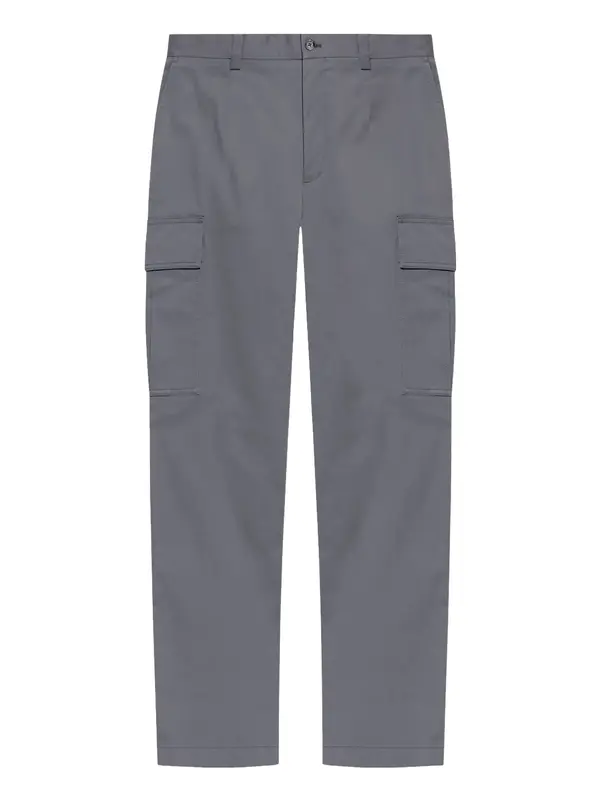 Dolce & Gabbana Logo-plaque Cargo Trousers - Grey
