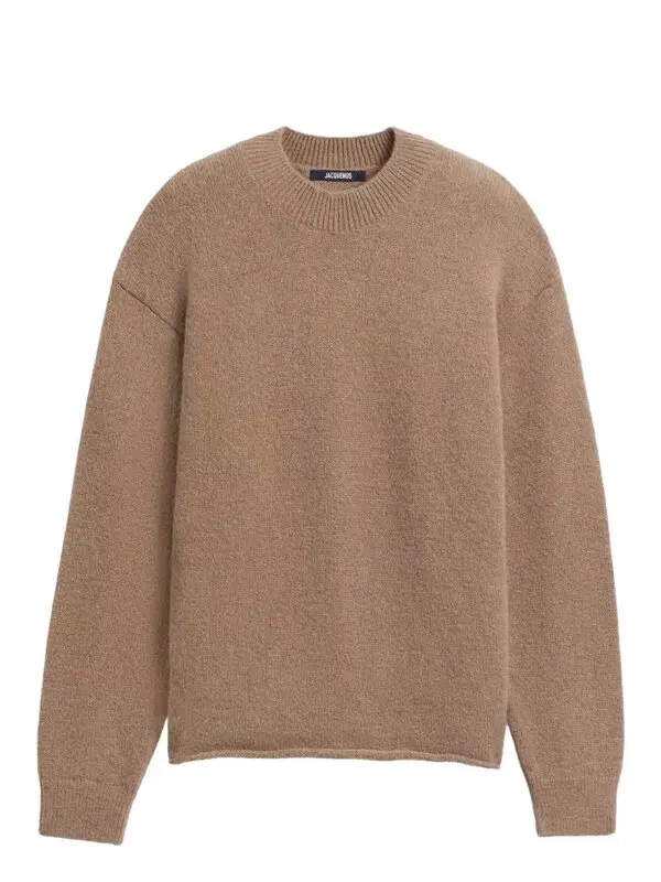 Jacquemus Drop-shoulder Sweater - Brown