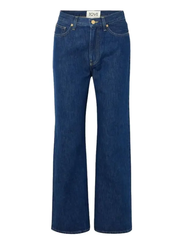 Tove Sade High-rise Straight-leg Jeans - Blue