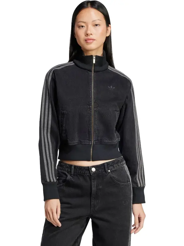 Adidas Adicolor Denim Track Top - True Black Denim