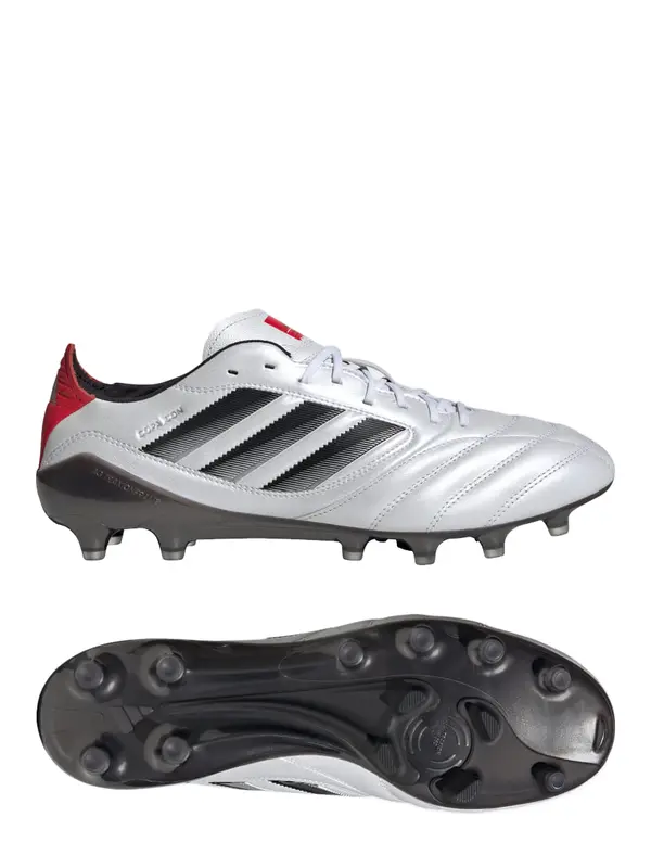 Adidas Copa Icon 2 Firm Ground Soccer Cleats - Cloud White / Core Black / Pure Ruby