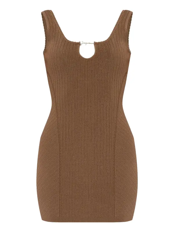 Jacquemus Short Dress - Brown