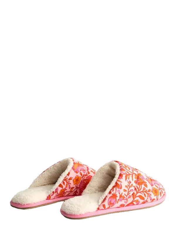 VERA BRADLEY Slippers In Flourishing Garden - Pink/red