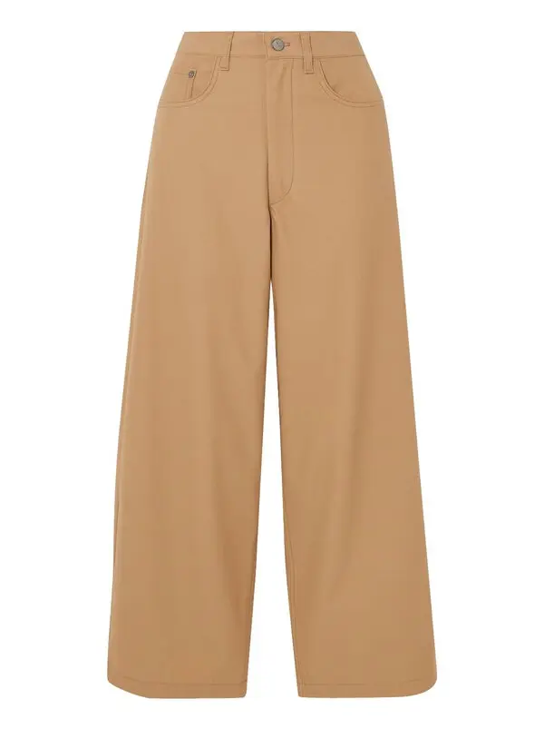 Maria Mcmanus Massive Organic Cotton-twill Pants - Brown