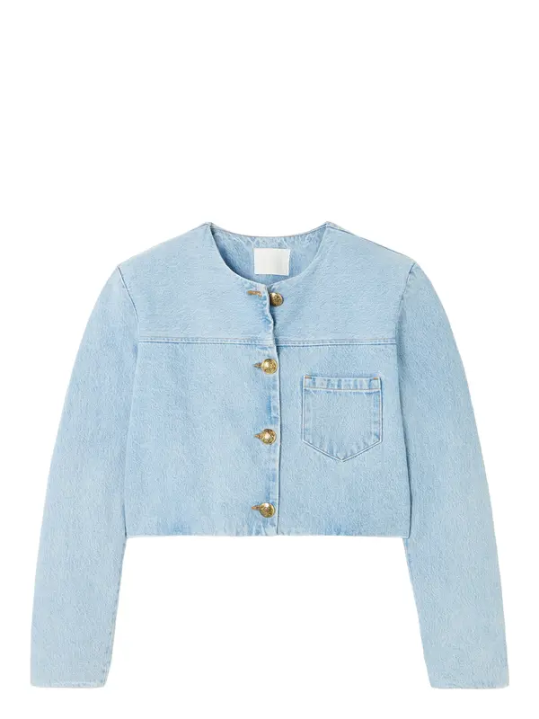 Citizens Of Humanity Priah Cropped Jacket - Blue