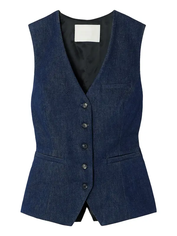 Citizens Of Humanity Jasmin Denim Waistcoat - Blue