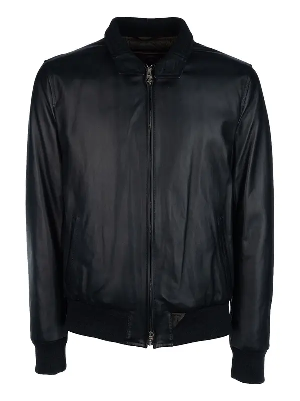 STEWART Leather Jacket - Black