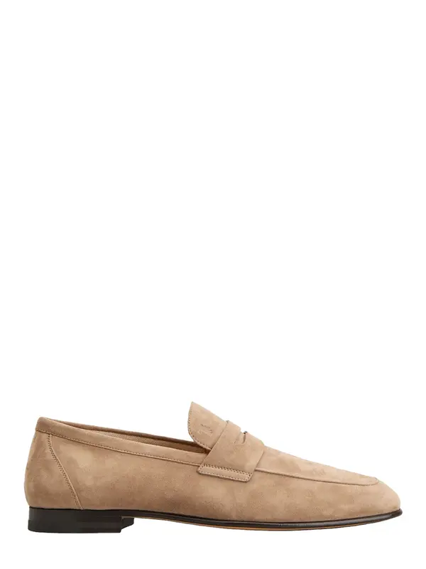 TOD'S Leather Loafers - Neutrals