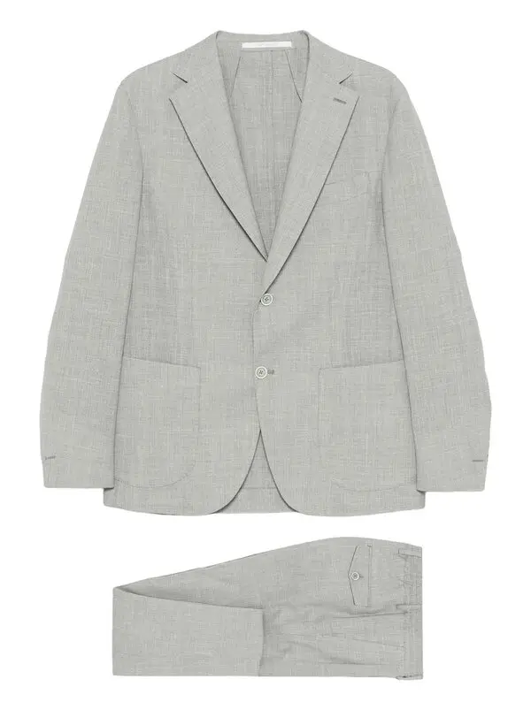 Eleventy Mélange Suit - Grey