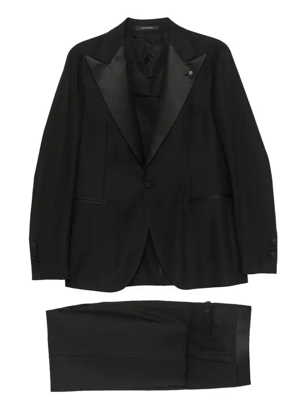 Tagliatore Single-breasted Dinner Suit - Black
