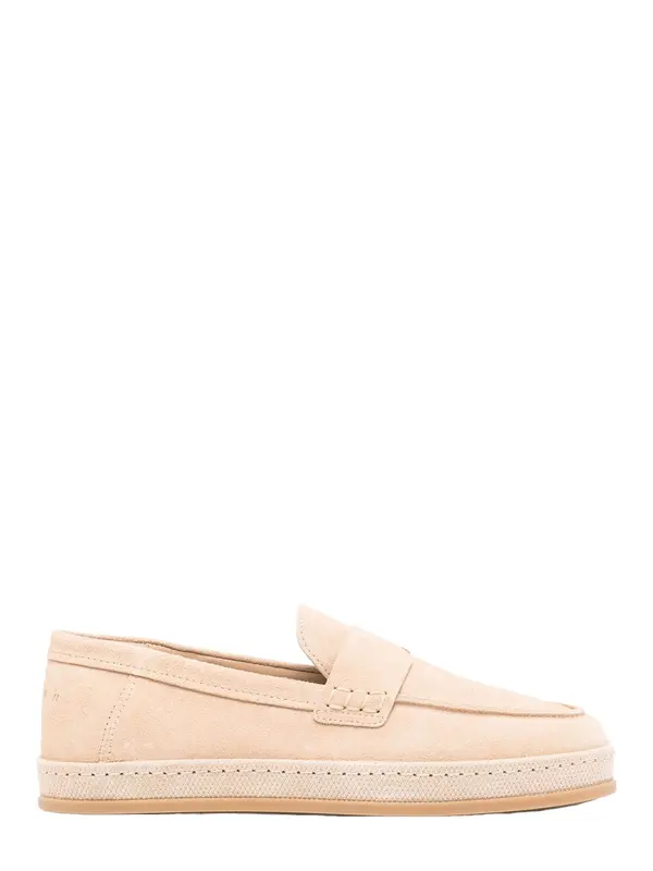 Hogan Suede Loafers - Neutrals