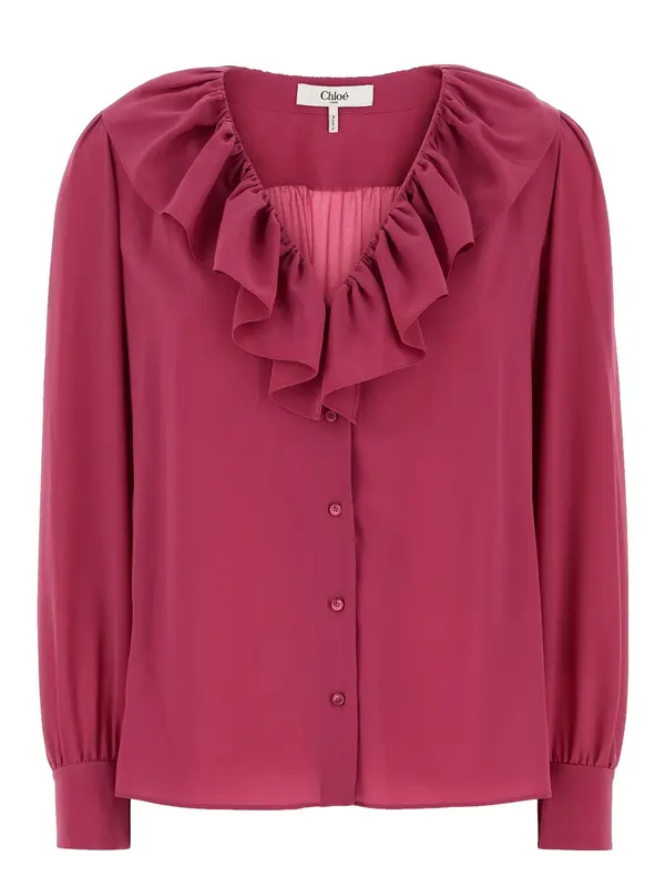 Chloé Silk Blouse - Pink