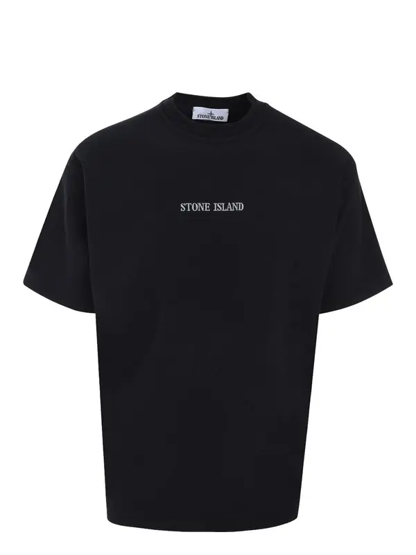 Stone Island Cotton T-shirt - Black