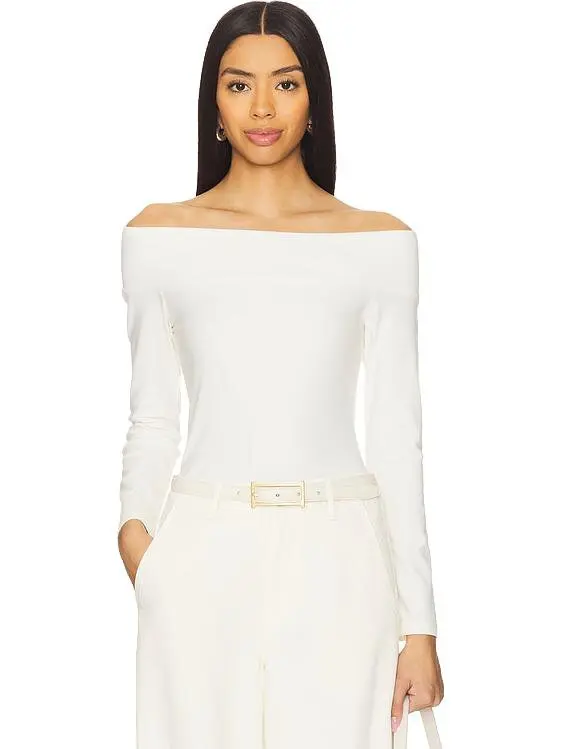 Enza Costa Off Shoulder Top - Off White